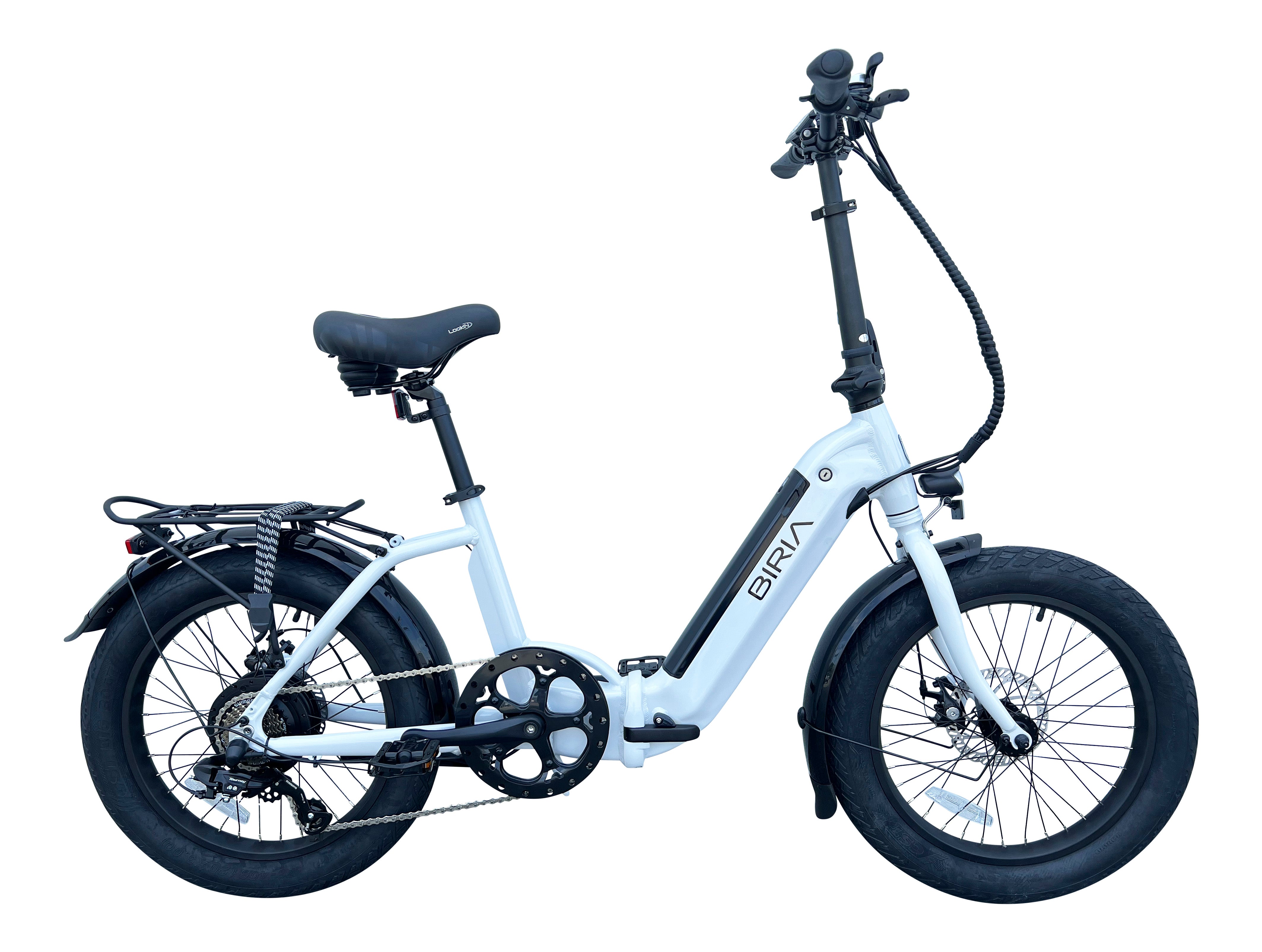 Step through folding bike store